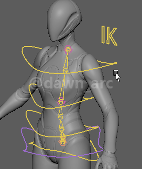 [Maya]Rigging 10 - Spine IK